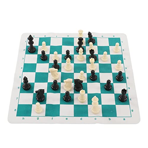 Portable Chess Board Set, Compact Folding Roll Up Chess Board Set Increase Feelings for Adults for Picnic Travel Wang Gao 65MM