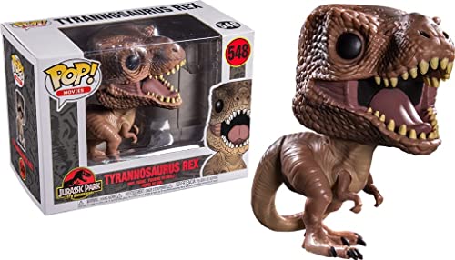 POP Jurassic Park - Tyrannosaurus Rex [T-Rex] Funko Vinyl Figure (Bundled with Compatible Box Protector Case) Multicolor 3.75 inches