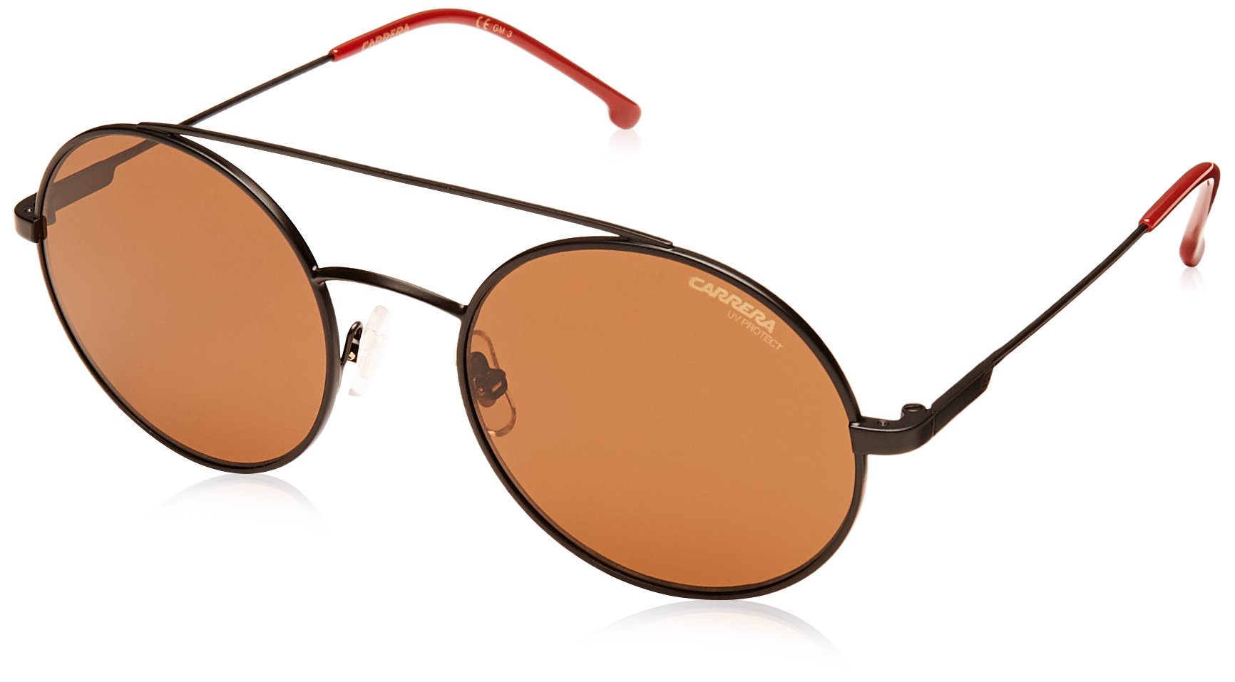 Carrera Sunglasses (Safilo) CA2004T/S Pilot Sunglasses, Matte Black, 51 mm