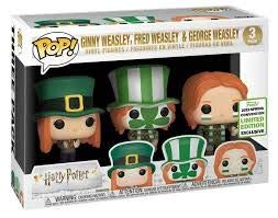 POP! Funko Ginny Weasley, Fred Weasley, & George Weasley 2019 ECCC Spring Convention Limited Edition Exclusive