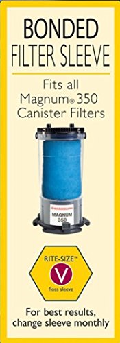 Marineland PA0114-03 Bonded Filter Sleeve for Magnum 350 Canister Filter, 3-Count