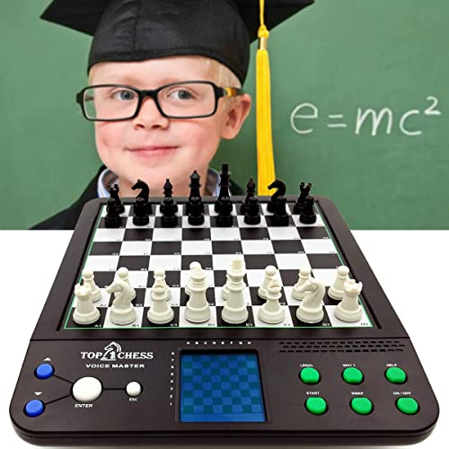 Top 1 Chess ππΉπ²π°ππΏπΌπ»πΆπ° ππ΅π²ππ π¦π²π | Chess Sets for Adults | Chess Set for Kids | Voice Chess Computer Teaching System | Chess Strategy Beginners Improving Learning Board Game