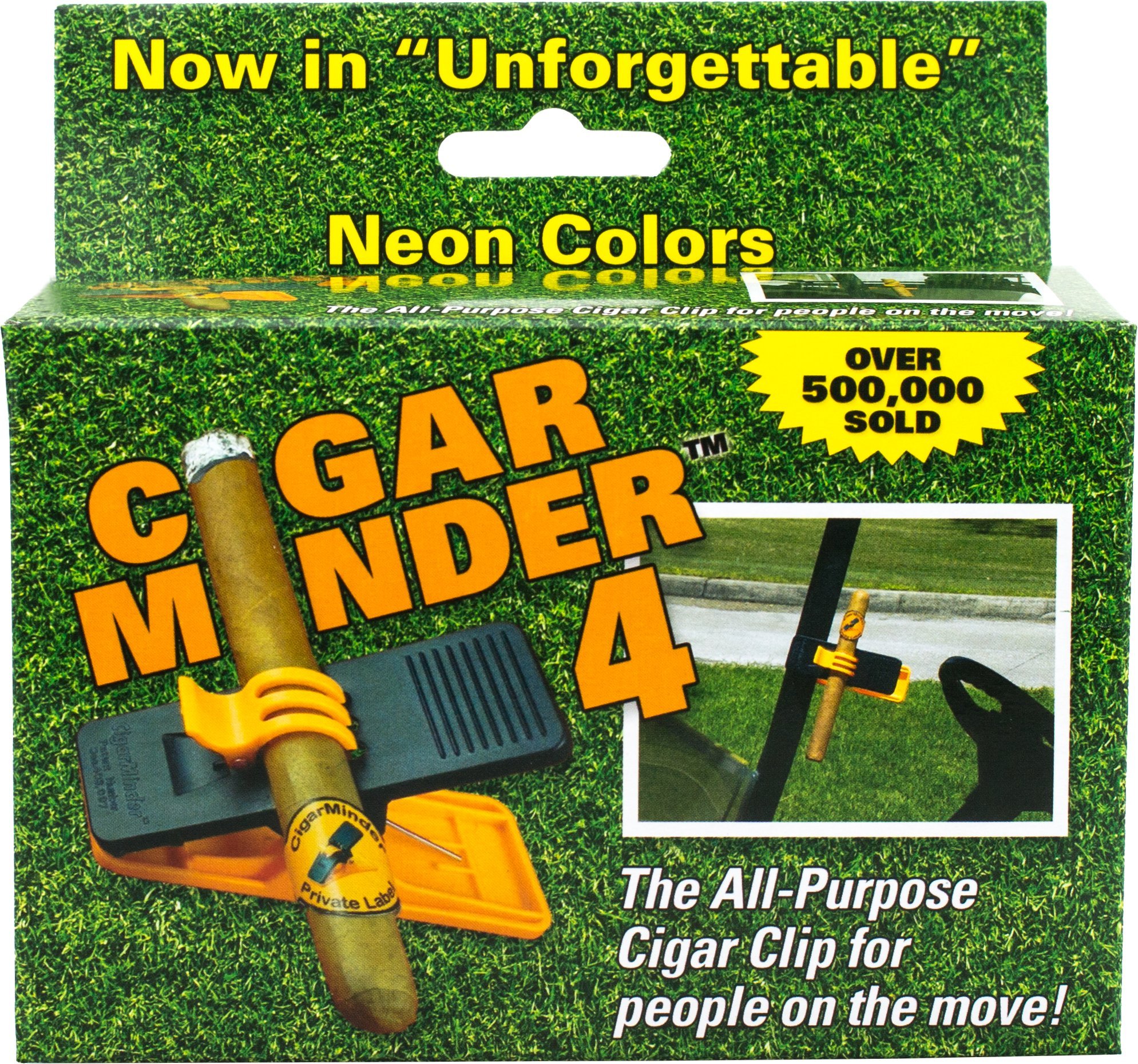 Cigar Minder Clip - All Purpose Cigar Holder (Orange)