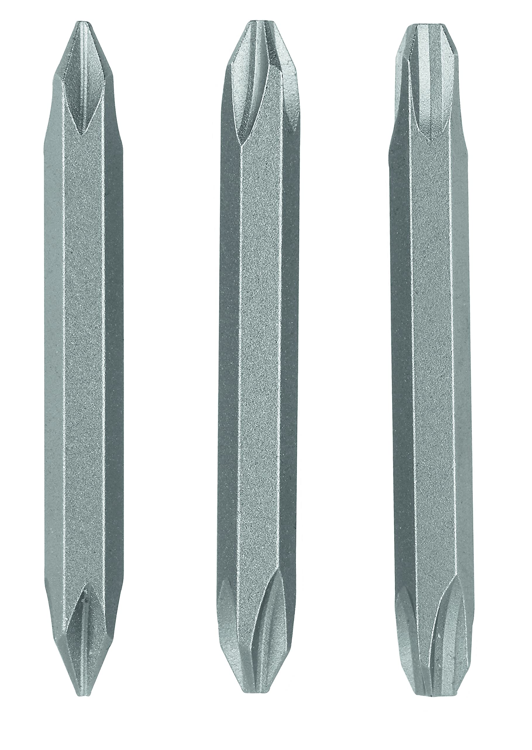 Bosch 2609255960 Double Ended 60mm Screwdriver Bit Set with Standard Quality (3 Pieces)