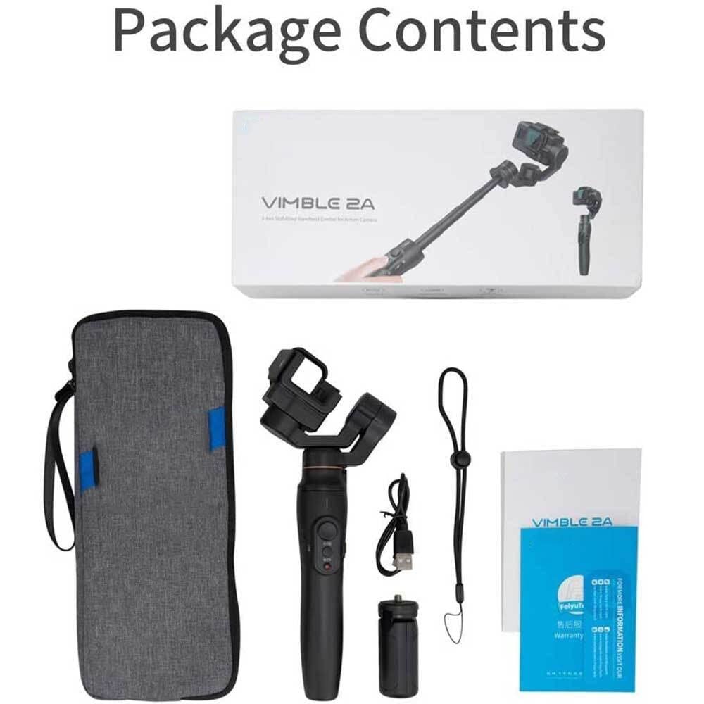 DONCK Action Camera Stabilizer 3-axis Universal Joint Portable Stabilizer for Sports Camera SLR Camera Fixation for Outdoor Video Recording