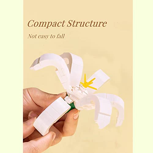 Crabegg Roses Building Sets for Kids | Patented Design | 3D Puzzles Flowers Bouquet for Adults
