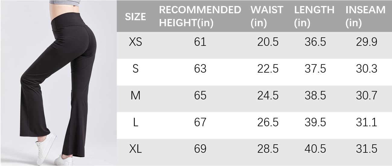 DANI CHINS Women's Casual Bootcut Yoga Pants V Crossover High Waisted Flare Workout Leggings (Navy, XL)