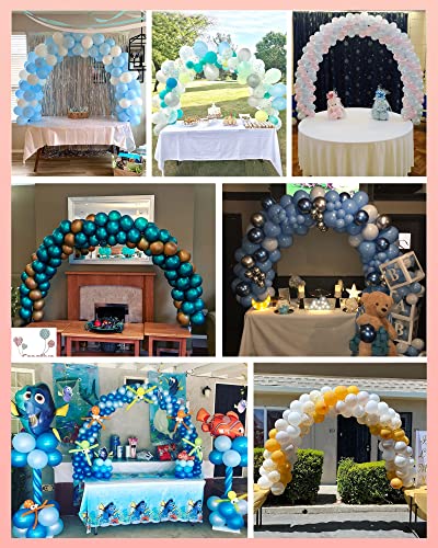 YALLOVE Table Balloon Arch Kit, 12FT Balloon Garland Stand for Party Decoration
