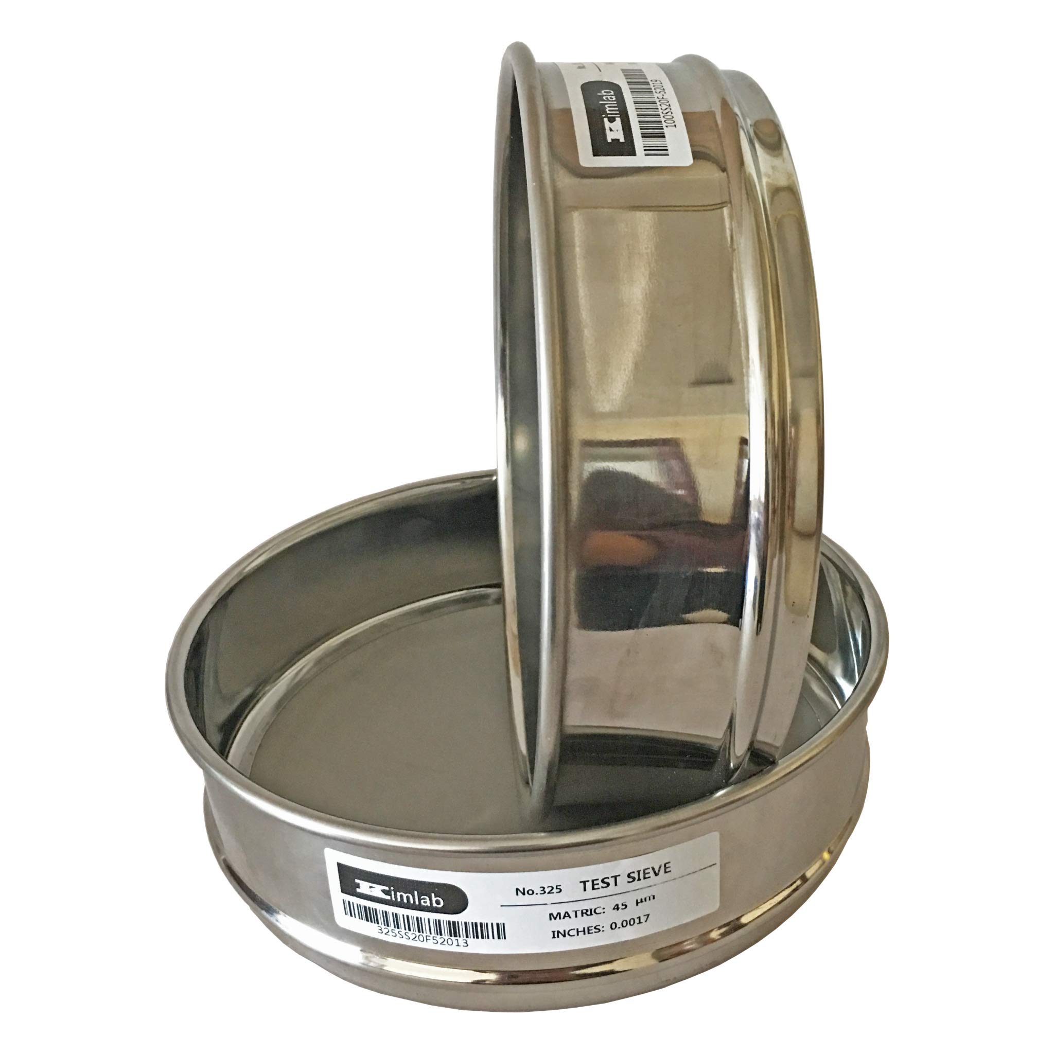 KimLab ISO3310 STD Test Sieve #30 / 600μm Mesh Size,All Stainless Steel,200mm Diameter