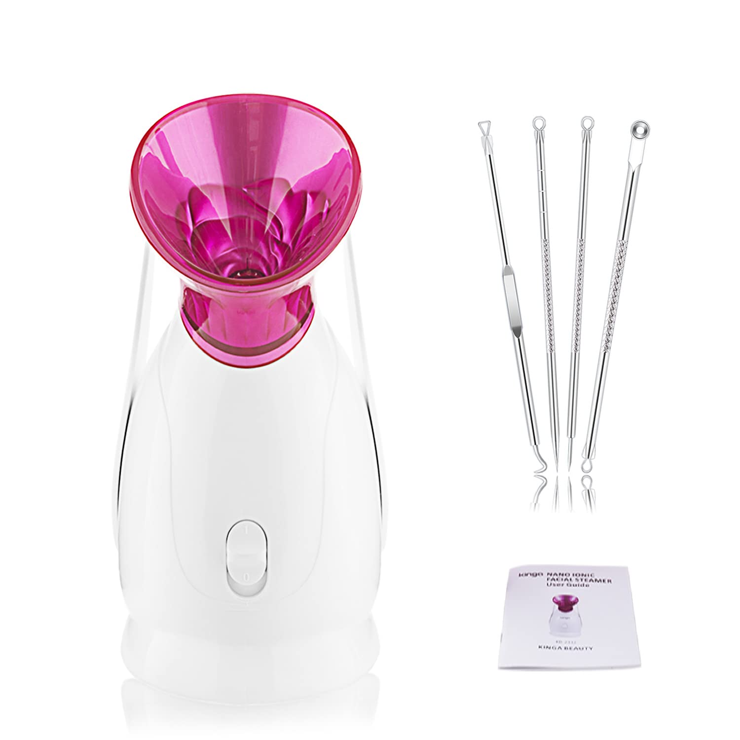 Facial Steamer Hot Mist Nano Ionic Face Skin Hydration Opening Pores Deep Cleansing
