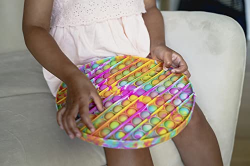 Chuckle & Roar: Pop It! XL Rainbow - Tactile Engagement Toy - Great for Toddlers - Safe and Durable