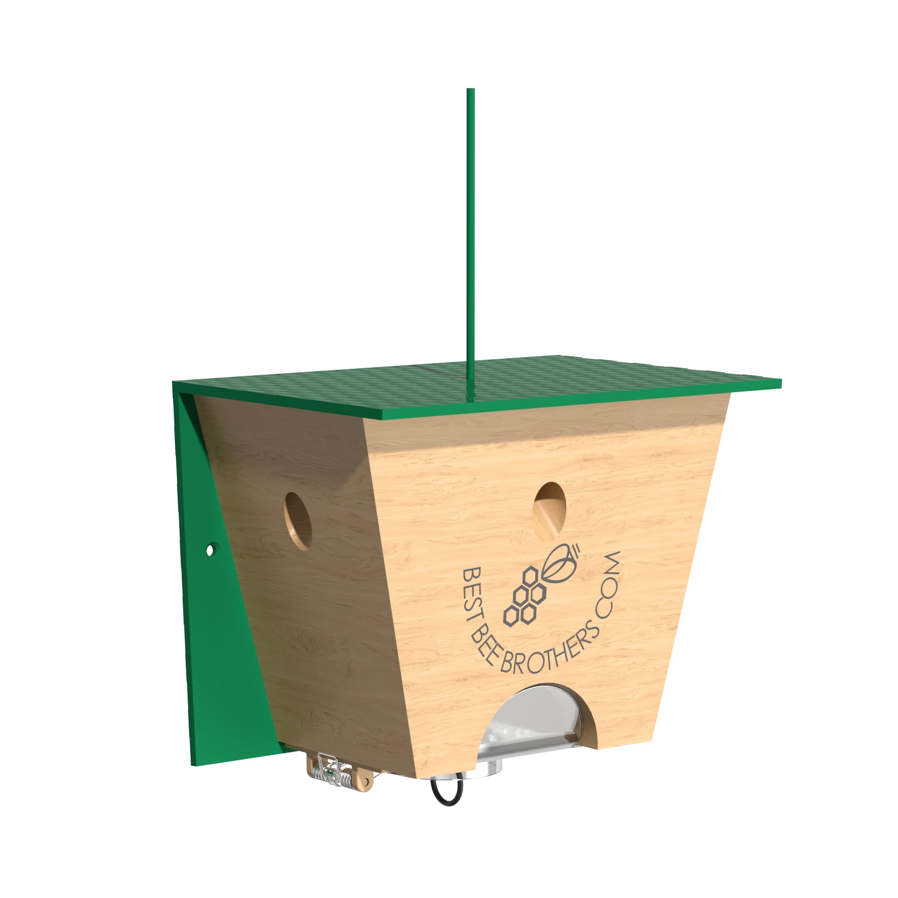 Carpenter Bee Traps for Outside - Carpenter Bee Trap, Turbo Trap 2.0 W/Bee Vault Wood Bee Traps - Carpenter Bee Traps for Outdoors Hanging - Bee Catchers for Outside(2 Pack)