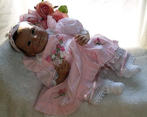 LOVEDOLL Reborn Baby Dolls Girls 22" Reborn Doll Silicone Vinyl Limbs Cloth Body Gift Sets