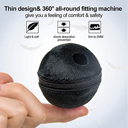 Case Compatible with Pokeball Plus, Pokeball Plus Case Cover for Nitendo Switch Accessories Pokeball, Black, by Oritys.