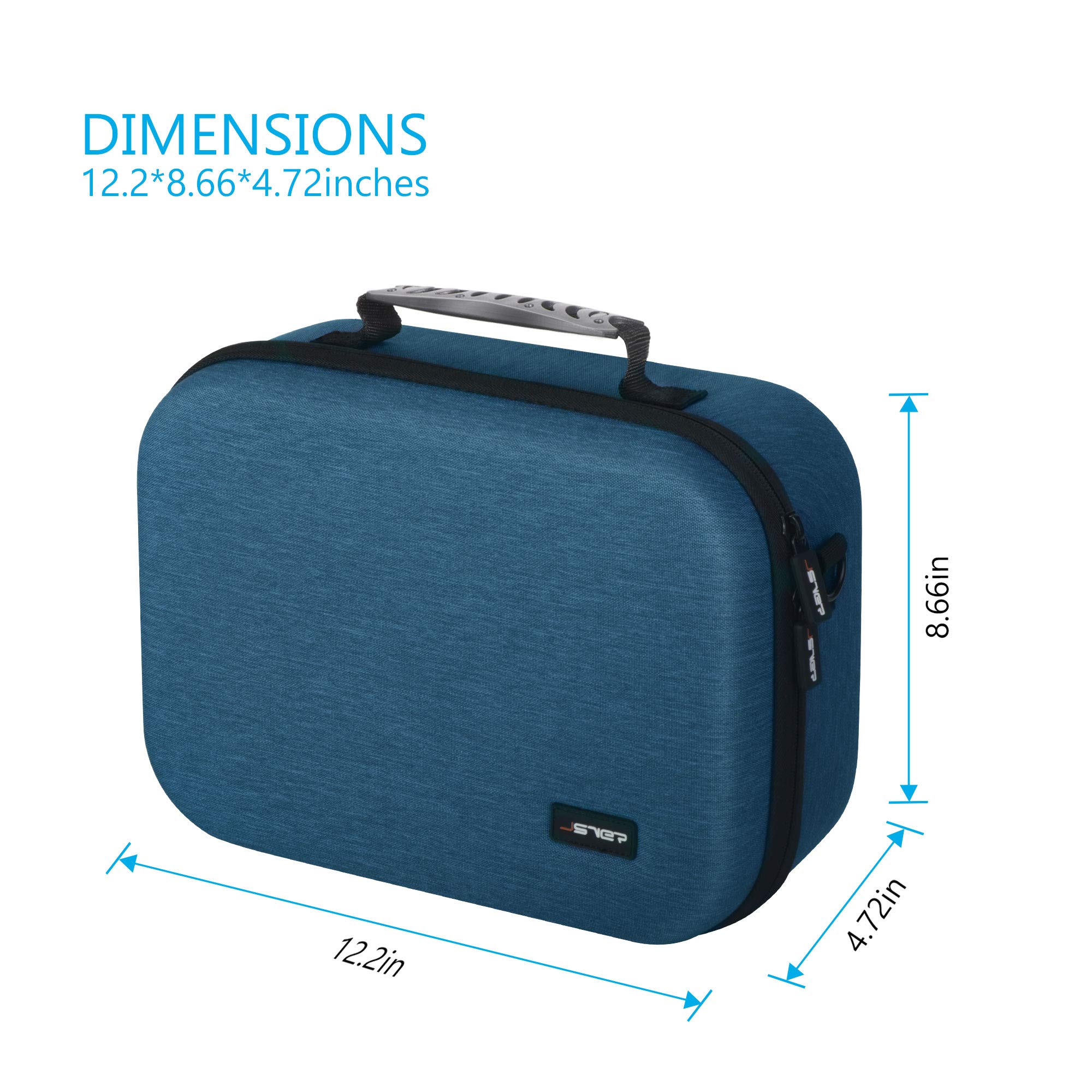 Case for Meta Quest JSVER Carrying Case for Meta/Oculus Quest VR Gaming Headset and Controllers Accessories, Portable Hard Shell Protective Travel Storage Case for Meta Quest with Shoulder Strap