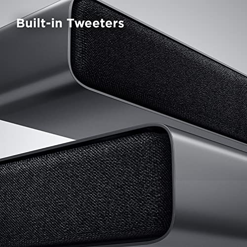 TCL 5.1ch Sound Bar with Wireless Subwoofer (Q6510, 2023 Model), Dolby Audio, DTS Virtual:X, 430W, Built-in Center Channel Speaker, 2 Rear Surround Sound Speakers, Wall Mount/HDMI Cable Included,Black