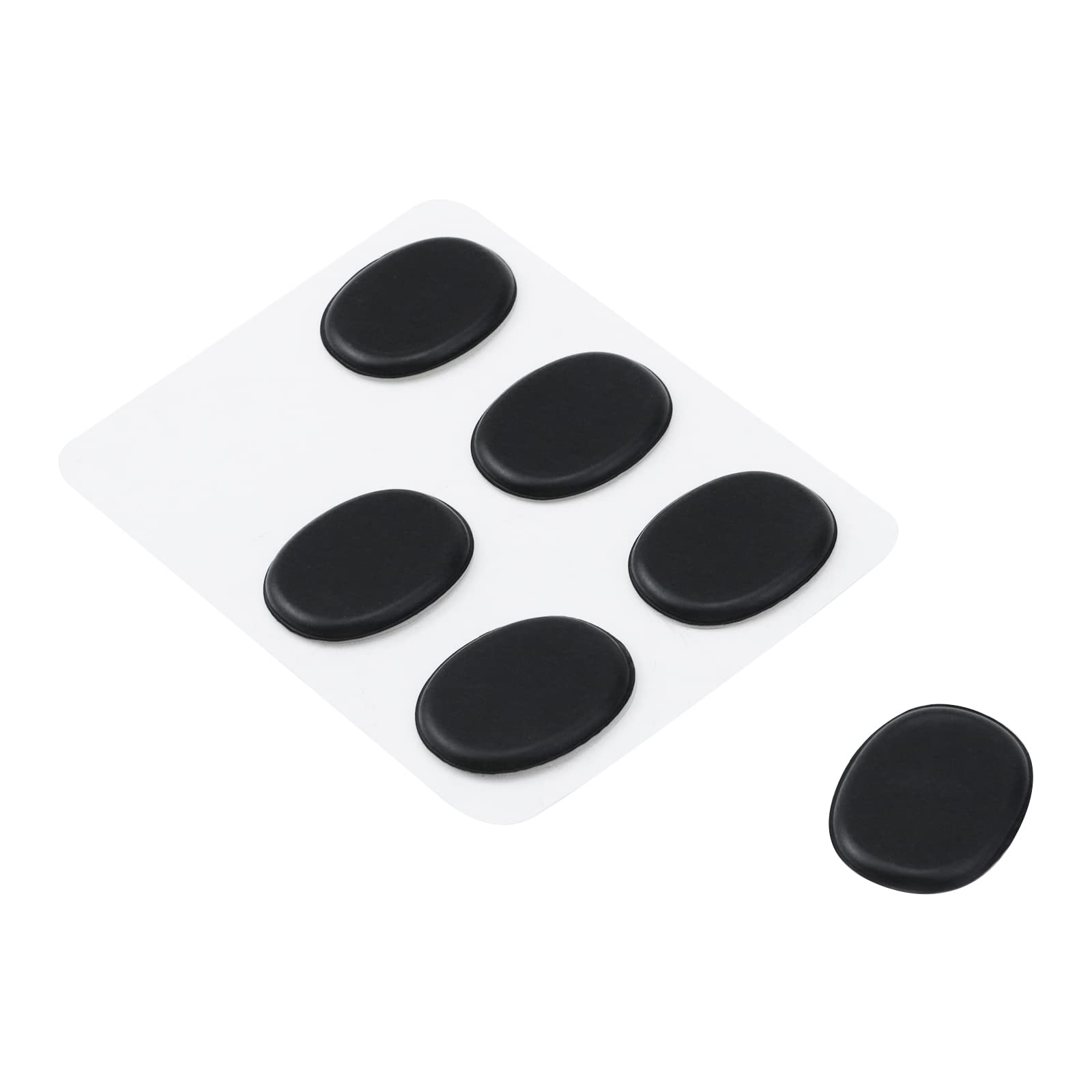 Dnyta 30 Pcs Black Drums Overtone Sticker Sound Pads for Drums, Drum Shock-Absorbing Sticker, Snare Drum Tuning Silicone Silencers Drum Damper Gel Pads