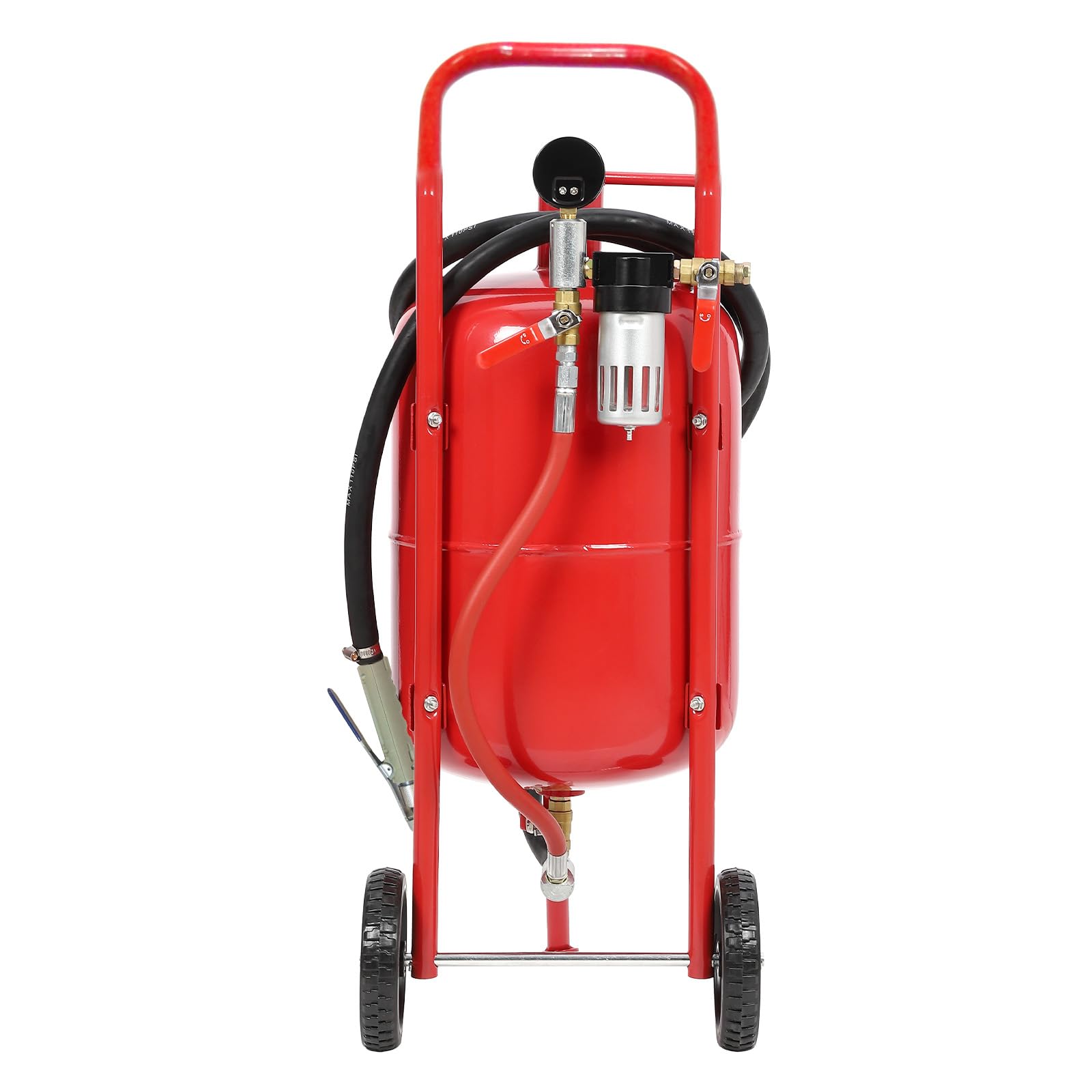 GAOMON Sand Blaster 20 Gallon, Portable Air Sandblaster 125PSI, High Pressure Air Sandblaster with 6" Wheels, Rust Removal and Special Surface Treatment of Material