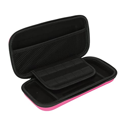 Carrying Storage Bag , Double Zipper Durable Scratch Resistant Protective Bag Large Space for Host(Pink)