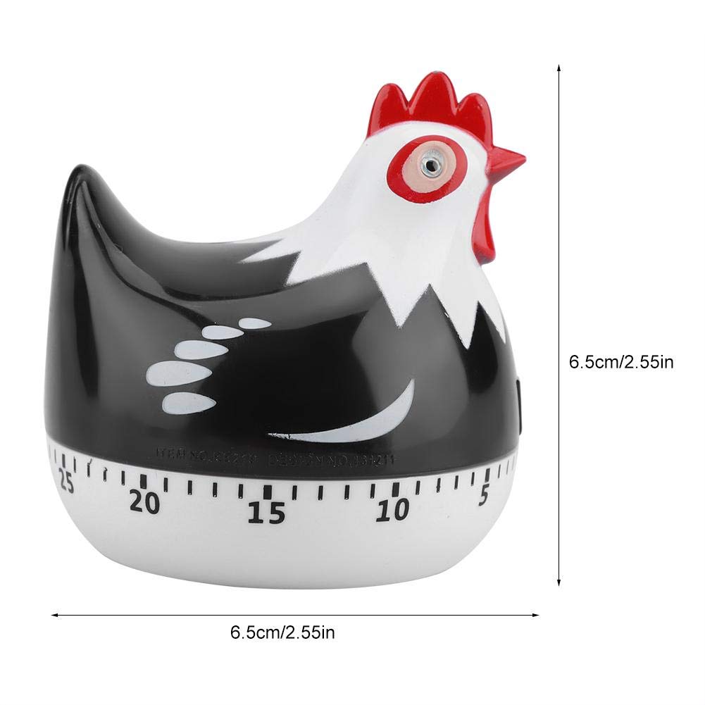 Egg Timer Kitchen Timers Oven Timer, Cooking Timer Kitchen Timer Countdown Clock for Kitchen for Home(black)