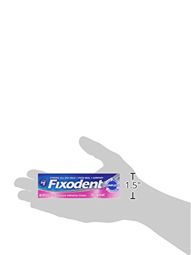 Fixodent Original Denture Adhesive Cream 1.4 Oz (Pack of 2)