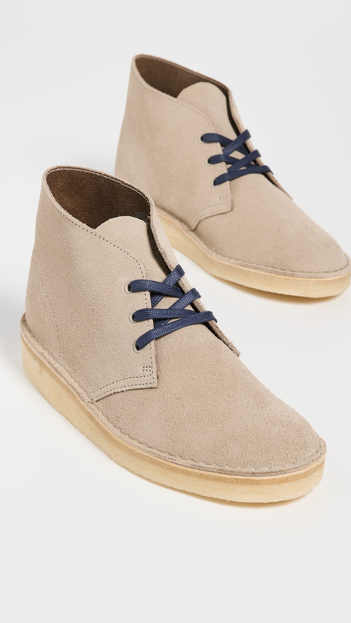Clarks Men's Desert Coal Booties, Stone Suede, Tan, 11 Medium US
