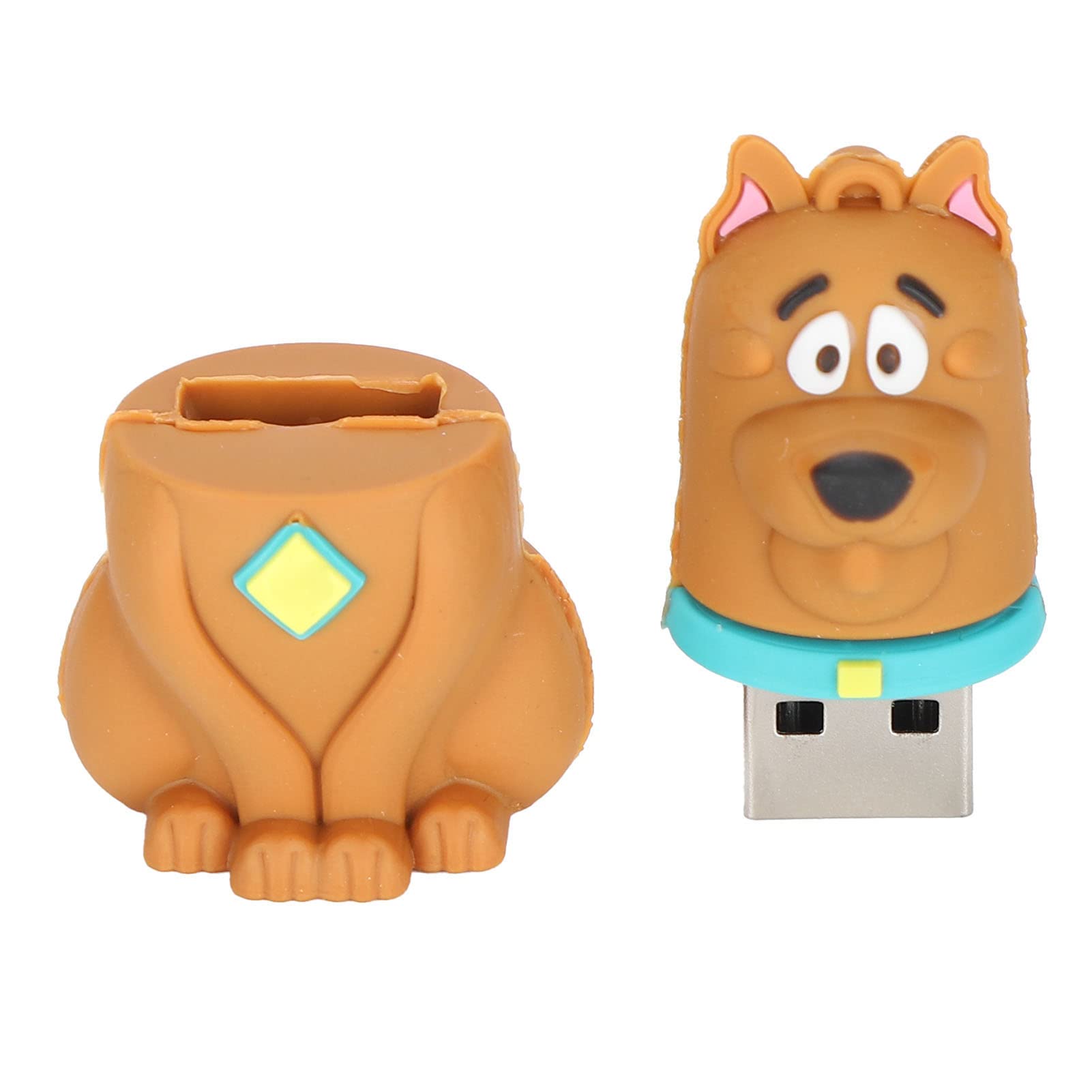 Cartoon Animal Dog USB Flash Drive, High Speed USB 2.0 Memory Thumb Stick U Disk Zip Drive Thumb Drive for School Kids and Students(128GB)