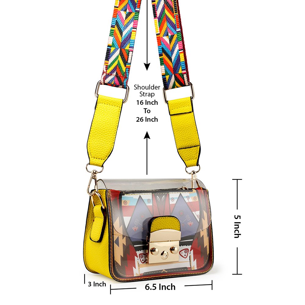 OCT17 Women Mini Clear Transparent Jelly Purse Plastic Cross fanny packs body Durable Summer Shoulder Bag
