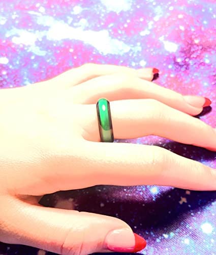 Creations by Lucky 7s Stainless Steel Mood Rings (Silver, 10)