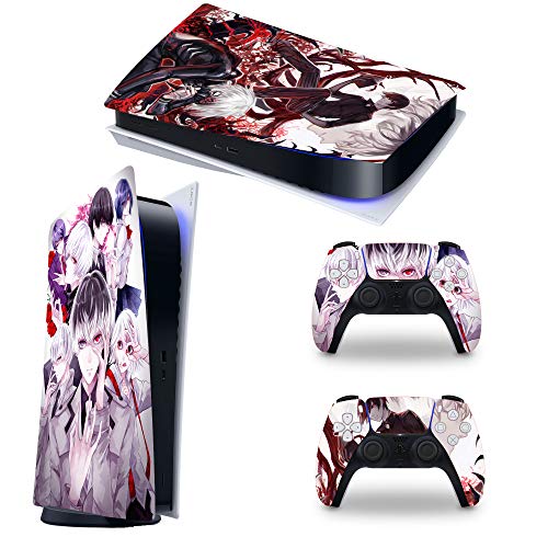 City Ghoul PS5 Digital Edition Console and Controller Skin Set - Playstation 5 Digital Edition Vinyl