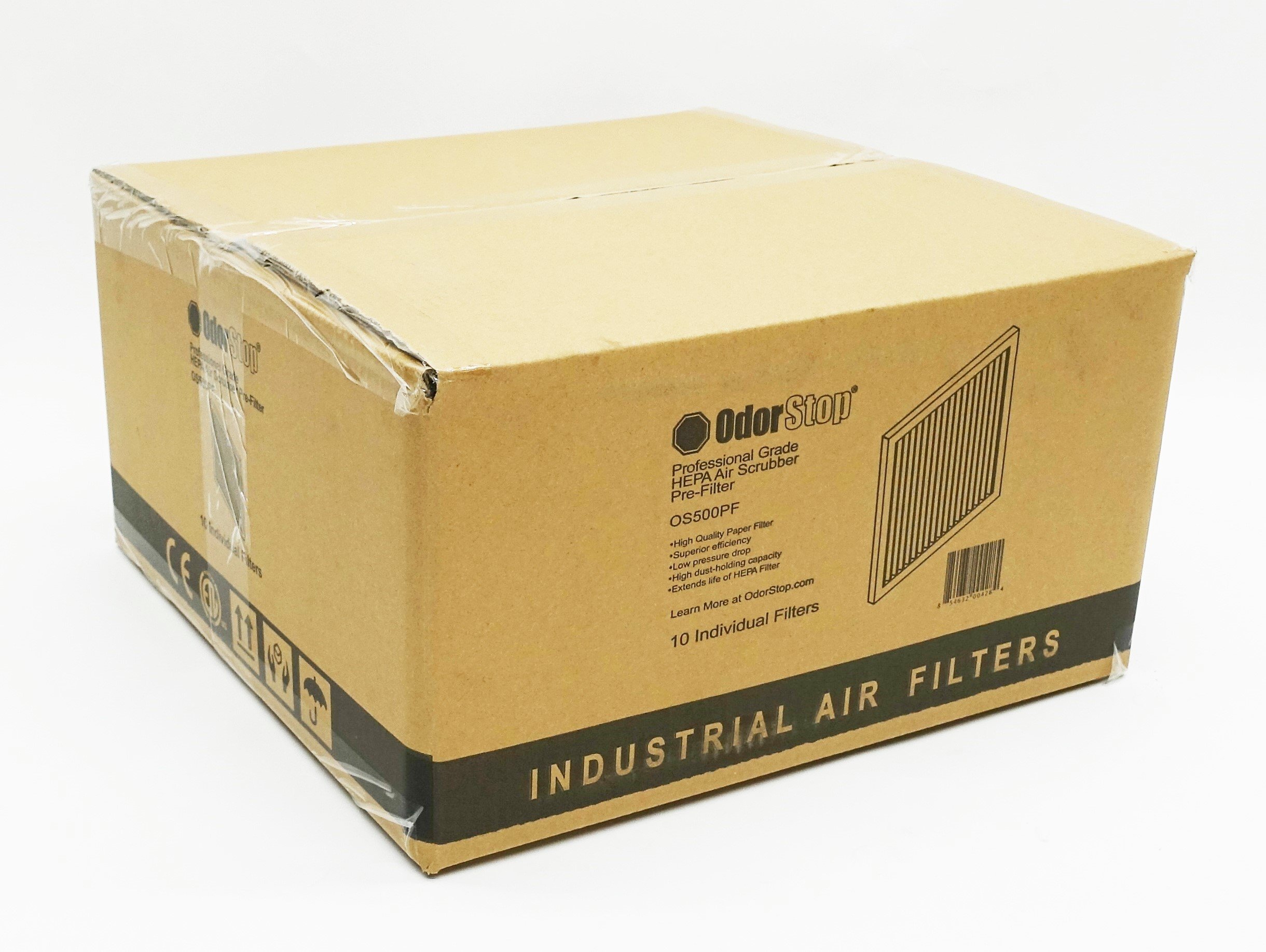 OdorStop OS500PF - Pre-Filter for OS500 HEPA Air Scrubber - 10 Pack