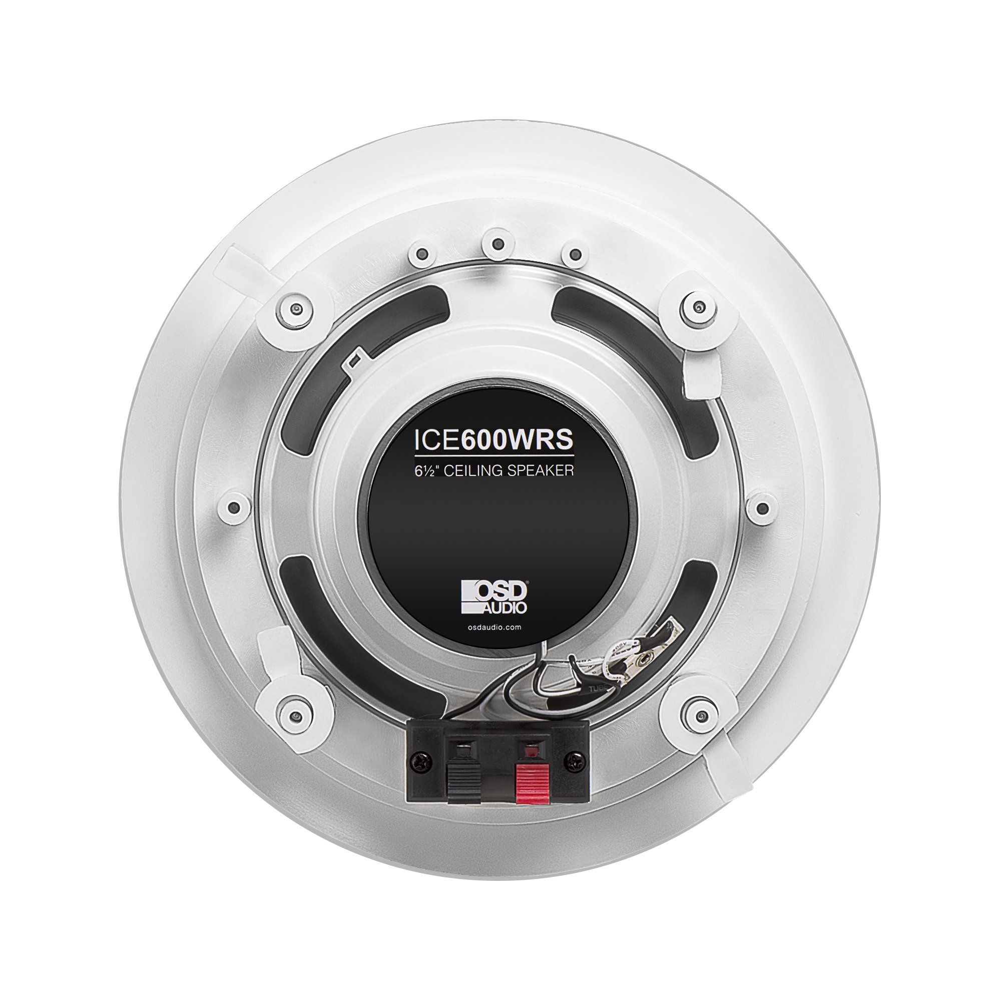 OSD Audio ICE600WRS 6.5" in-Ceiling/in-Wall 300W Water-Resistant Outdoor Speaker Set of 4 Speakers