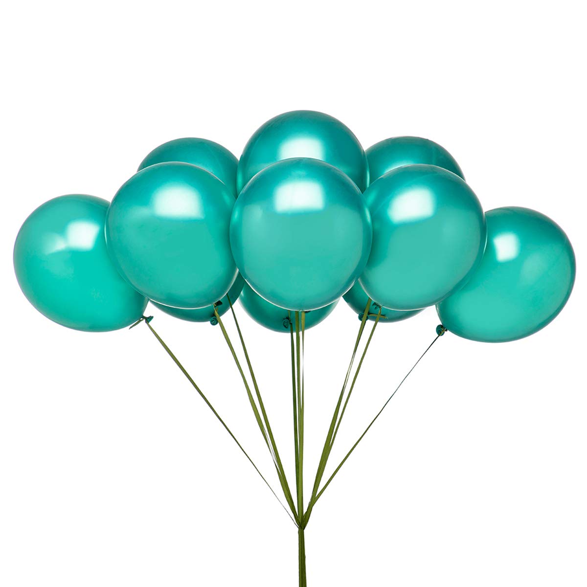 Chrome Silver Balloons 12 inch 50 pcs Metallic Latex Balloons Birthday Party Decoration Helium Balloons