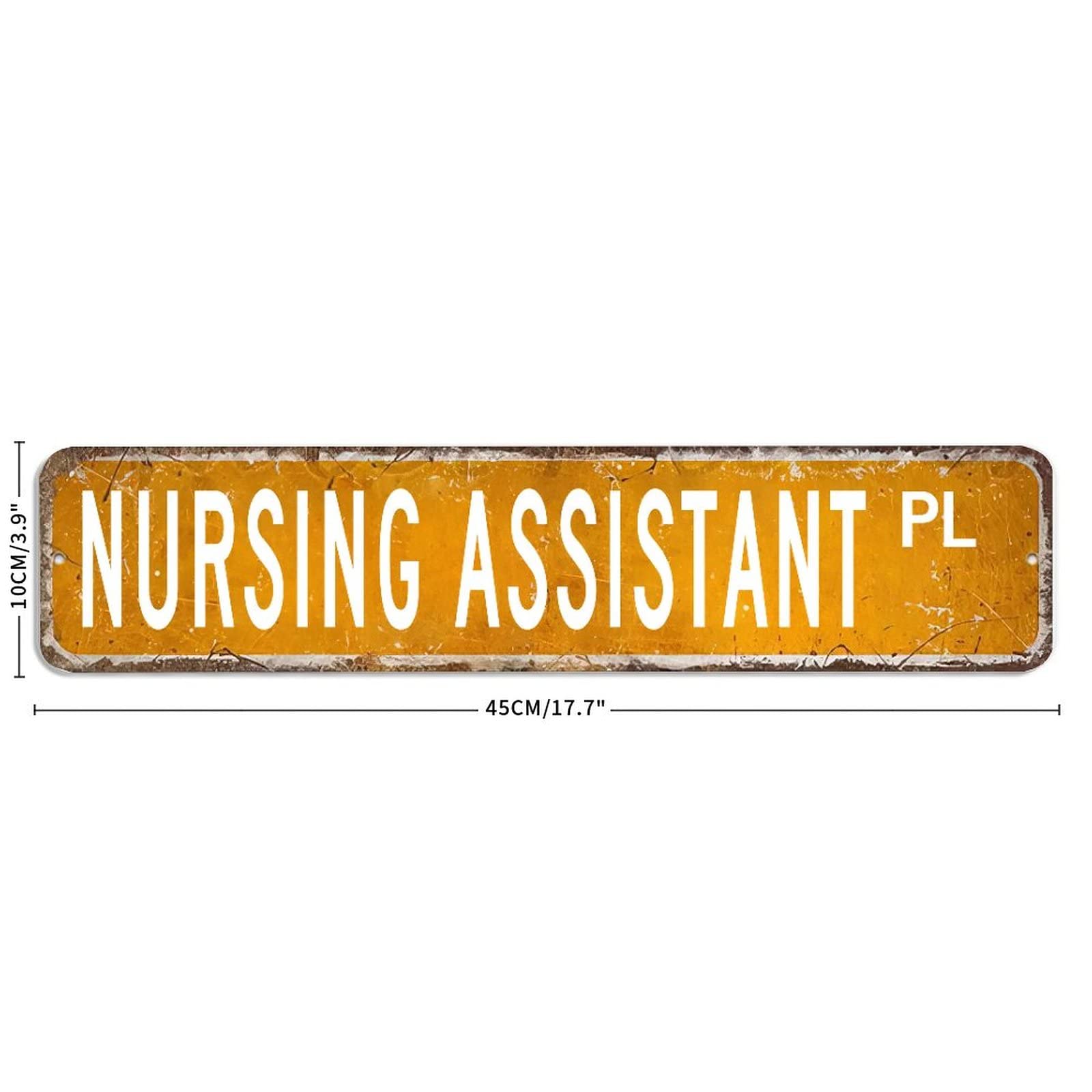 Nursing Assistant Sign Nursing Assistant Gift Nursing Assistant Metal SignNursing Assistant Custom Street Metal Sign Shabby Chic Wall Art Retro Wall Hanger Home Decor Wall Decorations