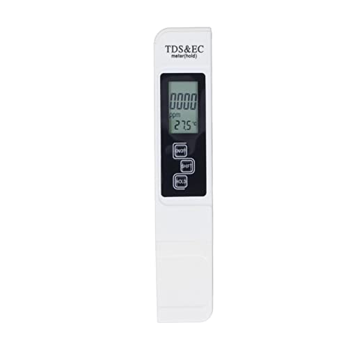 Digital Water Tester, Interference Resistant Portable High Accuracy Data Retention 3 in 1 Digital TDS Meter for Swimming Pool