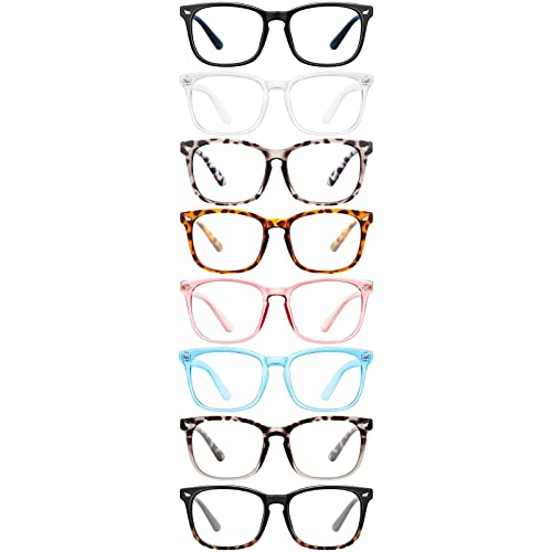 CHBP Blue Light Blocking Glasses - 6pack for Women/Men Computer Reading Gaming Anti Eyestrain Blue Light Glasses Non Prescription