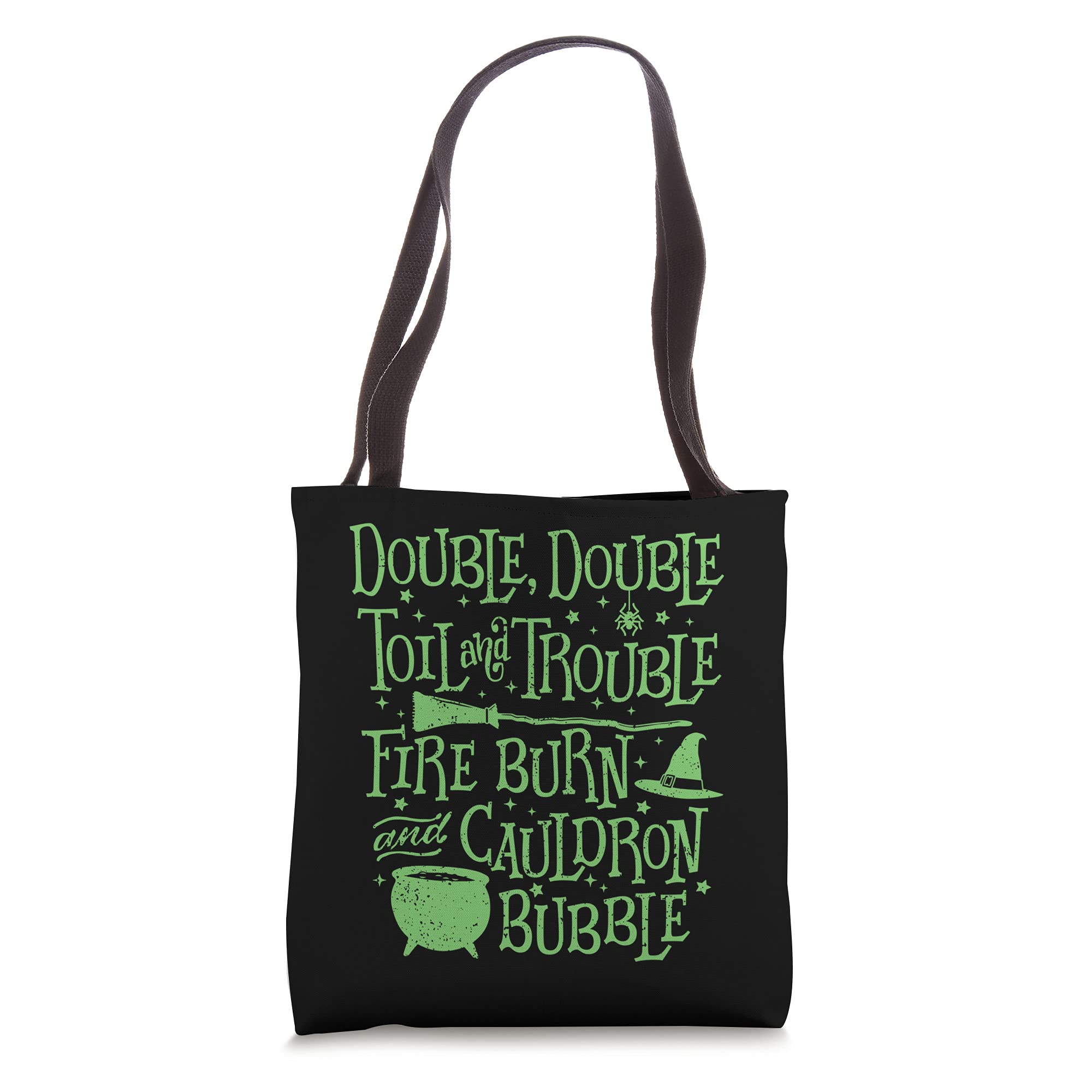 Double Double Toil and trouble, Shakespeare Quote Halloween Tote Bag