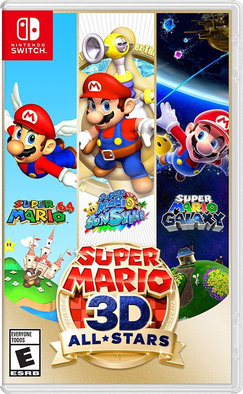 Switch Bundle Newest Nintendo Switch Game Bundle: Animal Crossing-New Horizons Edition, Super Mario 3D All-Stars ;Woov Micro SD 256 GB
