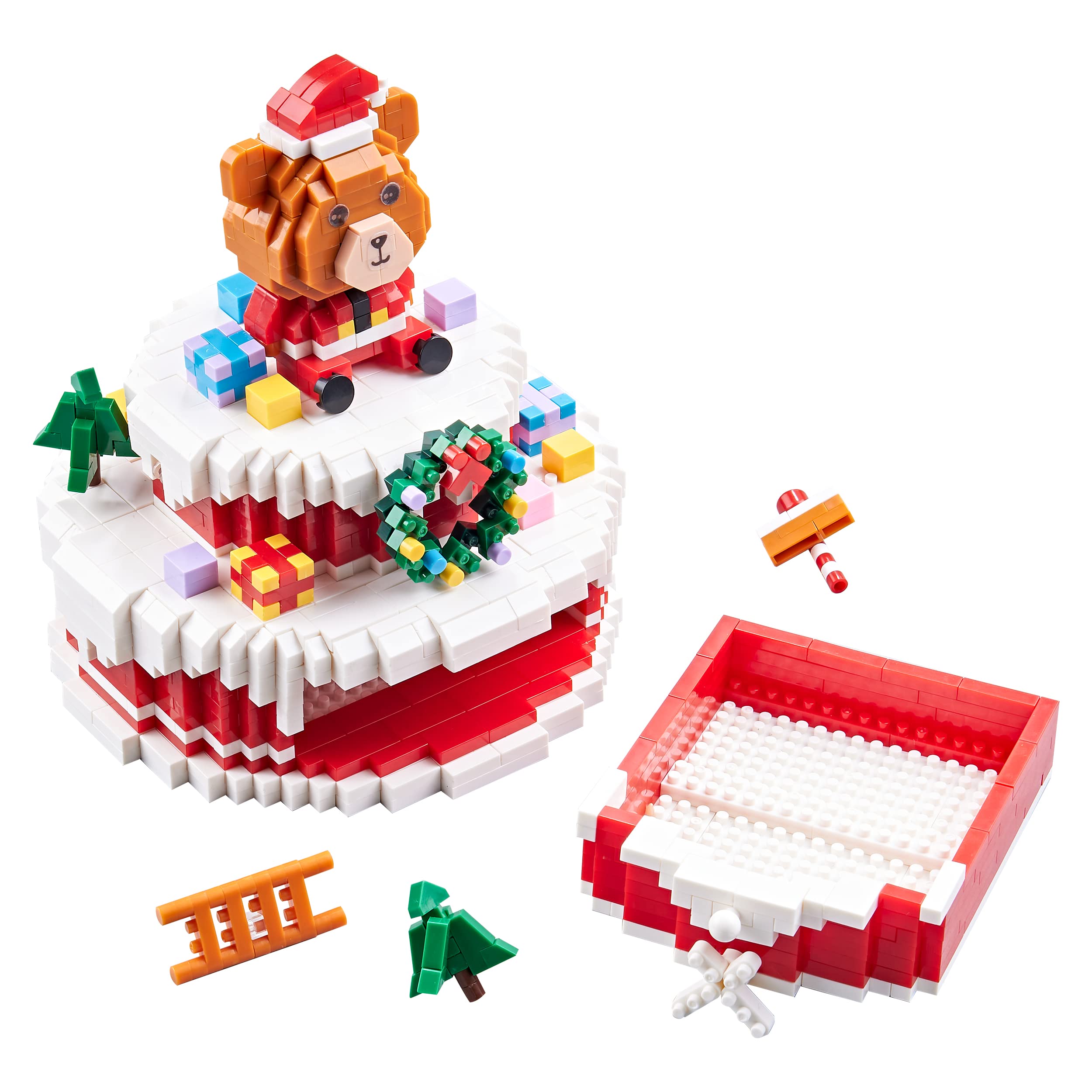 DOLBLOCK Architecture Micro Building Blocks Sets for Girls Educational Mini Bricks Modle Christmas Day Birthday Toy for Kids