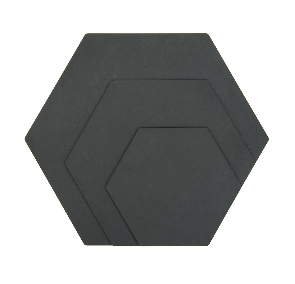 Epicurean Hexagon Display/Serving Board, 17-Inch by 14.5-Inch, Slate