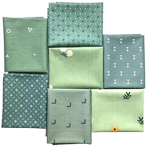 levylisa 7 Pieces 18 x 22 Inches Cotton Fabric Square Fabric Craft Fabric Scraps Cotton Quilting Fat Flower Animals Cartoon Fabric Bundles Patchwork for Kids DIY Craft Sewing Clothing
