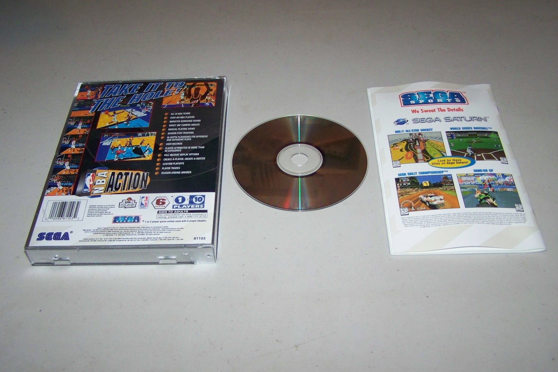 NBA Action - Sega Saturn