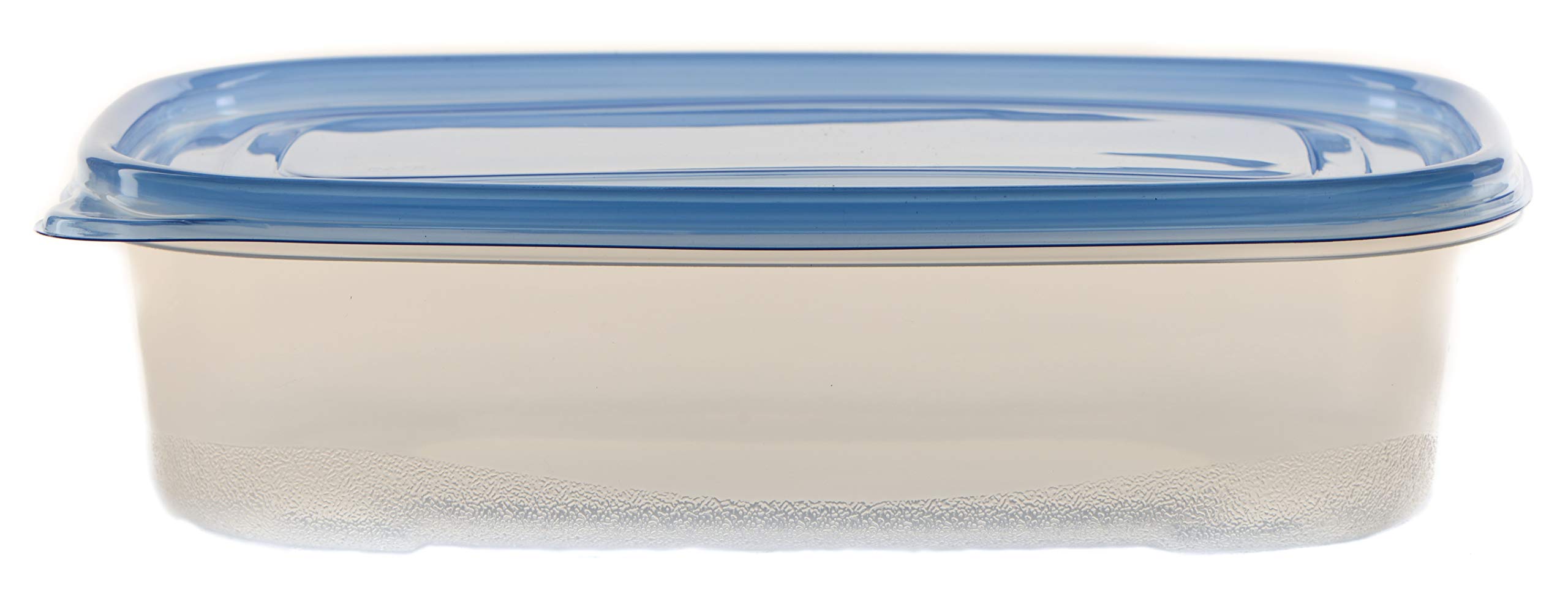 EcoQuality [6 PACK] 64oz Rectangular Oblong Plastic Reusable Storage Containers with Snap On Lids - Airtight Stackable Reusable Plastic Food Storage, Leak-Proof, Meal Prep, Lunch, Togo, BPA-Free