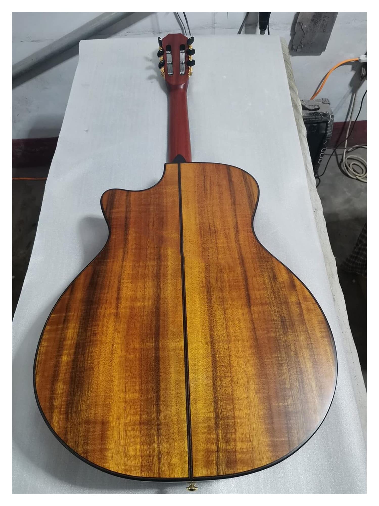 CJWSLYT Guitar AAA All Solid Guitar Slot Customized Satin Acoustic Guitar 714 Guitarra Handmade Customize PS12 Body Guitar Suitable for Players at All Stages. Electric Guitar