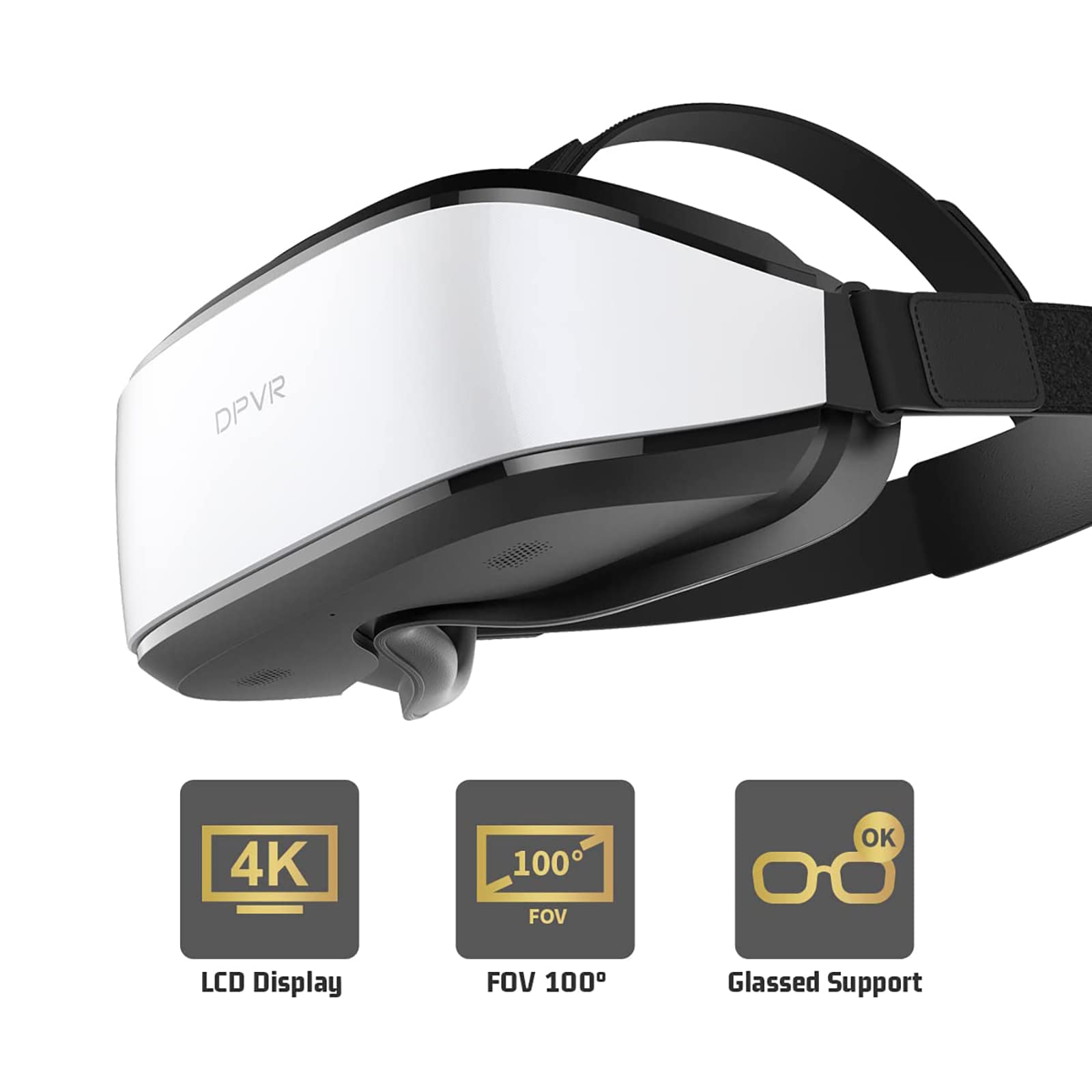 DPVR E3C VR Headset, VR Set for Business of Egg Seats Headset, VR Simulator Riders, VR Moto, Virtual Reality Headset Not for Personal User and VR Games