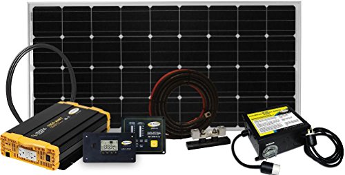 Go Power! Weekender ISW Complete Solar and Inverter System with 190 Watts of Solar
