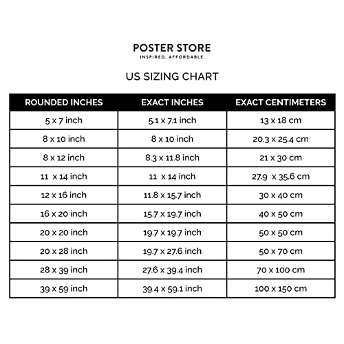 Poster Store 8x12 Oak Wood Picture Frame
