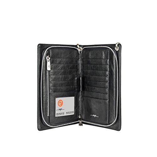 ESPE Hope iSmart RFID-Blocking Vegan Phone Pocket Purse (Hope iSmart Wine/Wine)