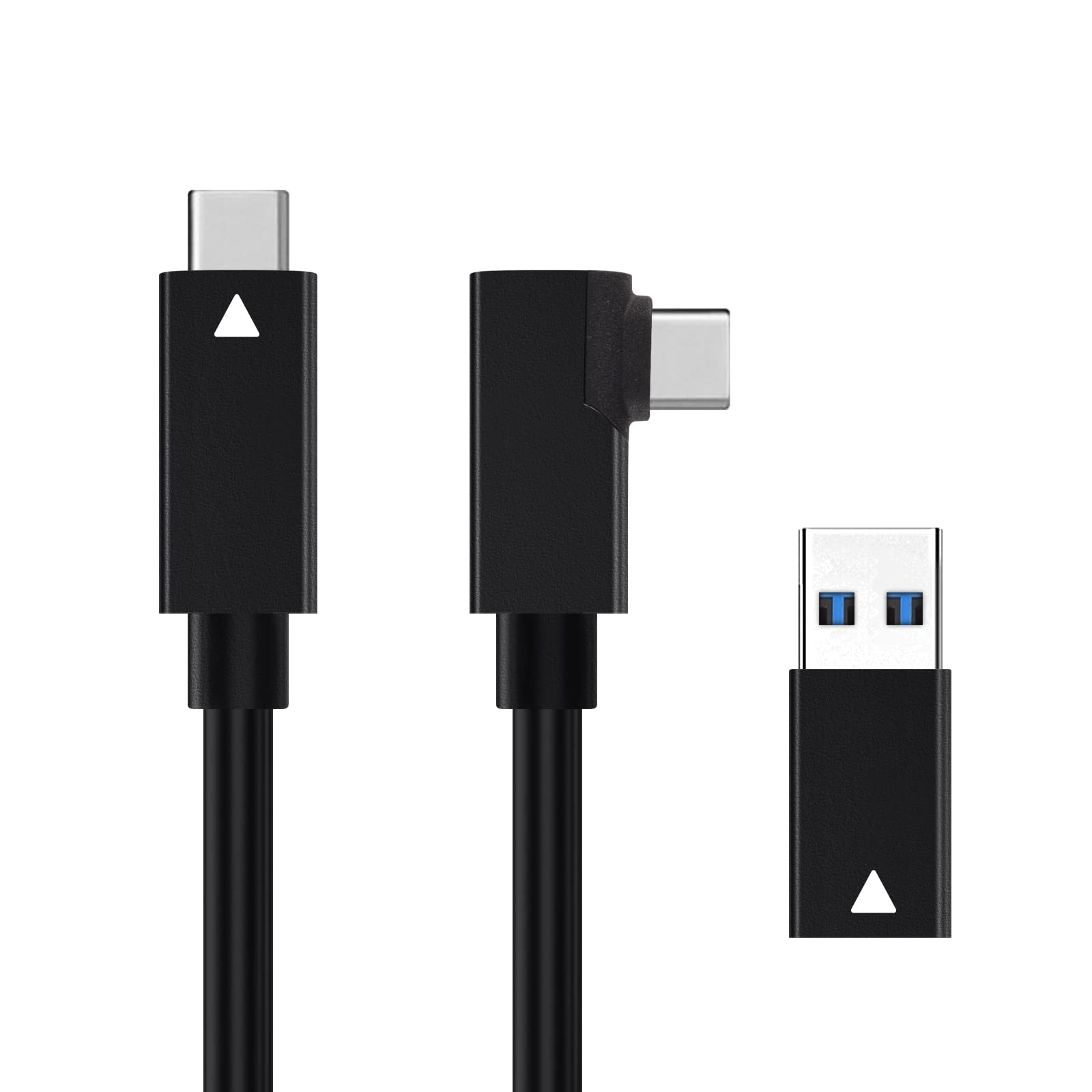 Eagolloar USB C to USB C VR Headset Link Cable for Oculus Quest 2 and Quest,USB 3.2 Gen1 5Gbps High Speed and Fast Charging Virtual Reality Headset Cable for for PC Gaming-5M/16FT