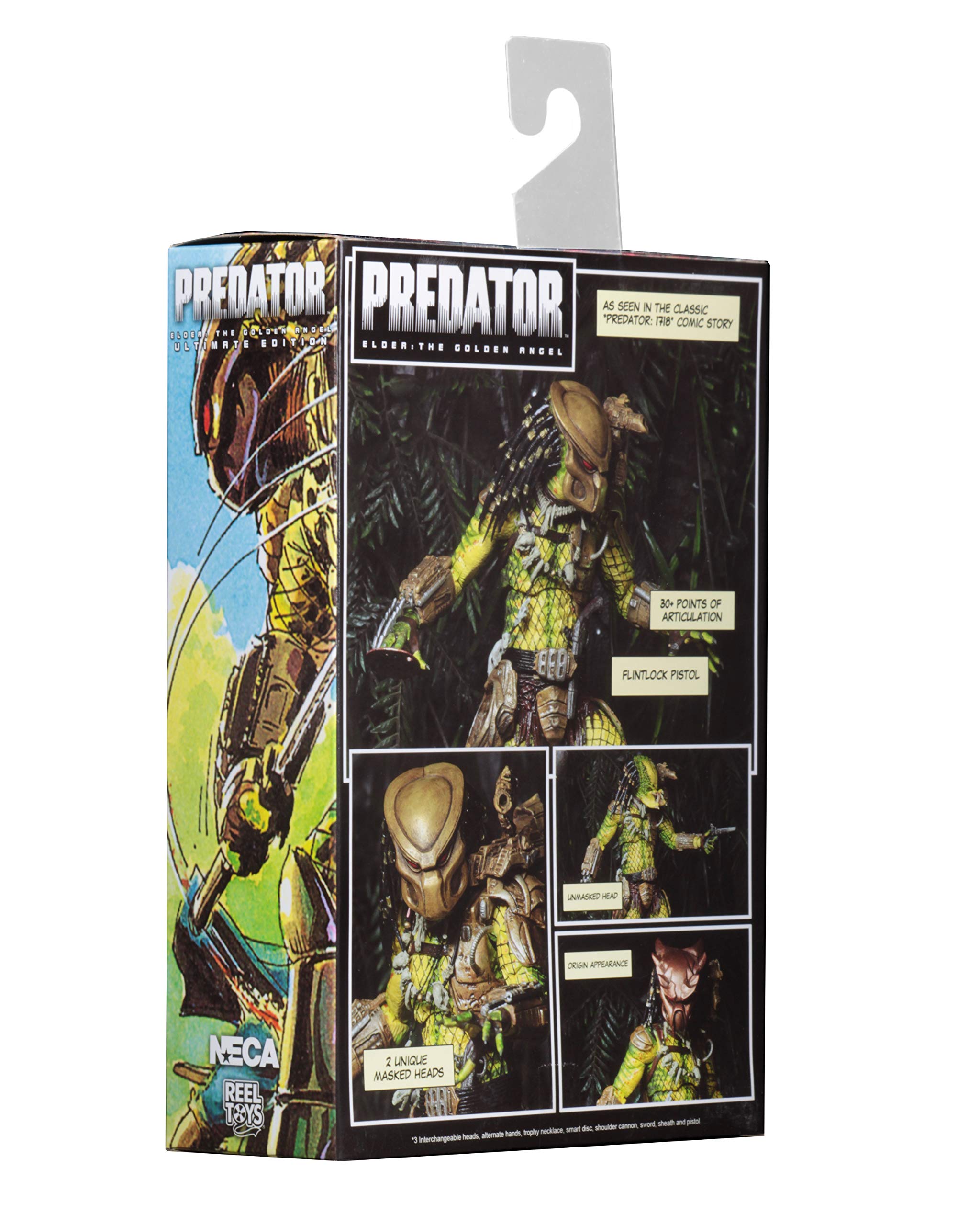 NECA - Predator 2 - 7” Scale Action Figure - Ultimate Elder: The Golden Angel